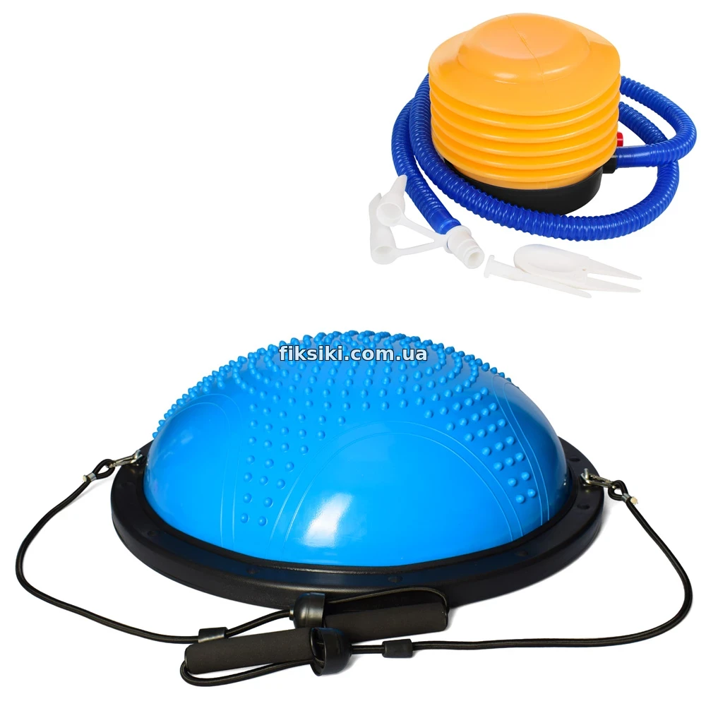 Спортивний інвентар MS 2609-6 балансувальна платформа Bosu, еспандер ...