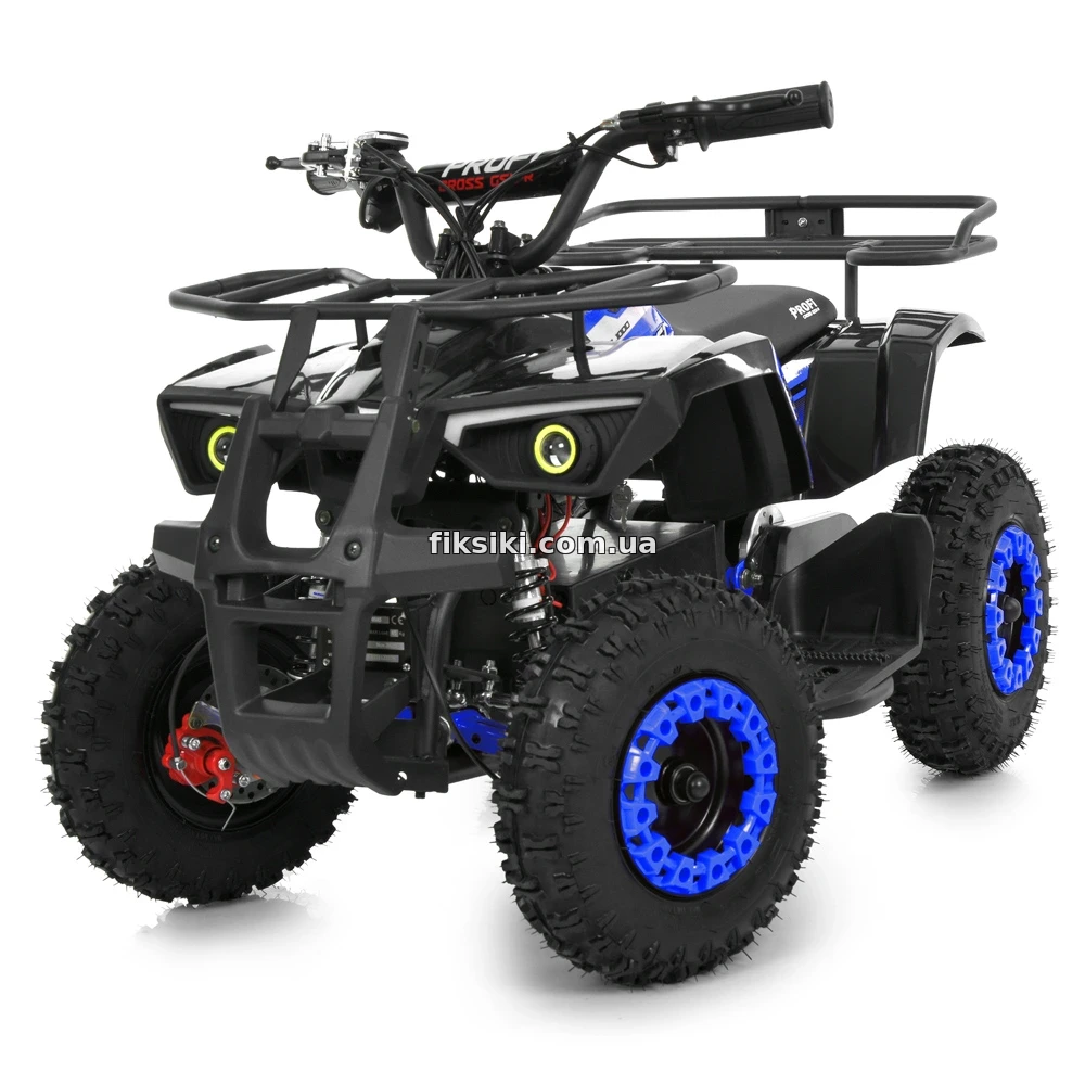 Квадроцикл на акумуляторі HB-ATV1000AS-2-4 чорно-синій двигун 1000 Вт ...