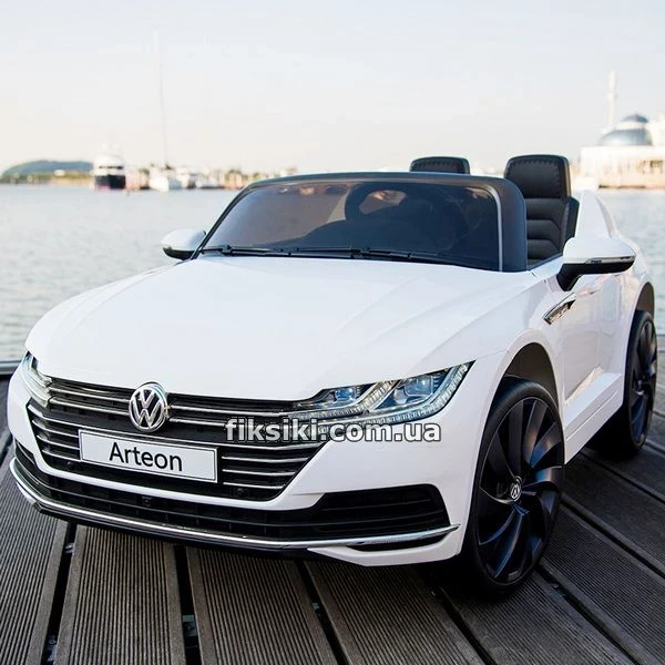 Дитячий електромобіль M 3993 EBLR-1, Arteon з м'яким сидінням, білий ...